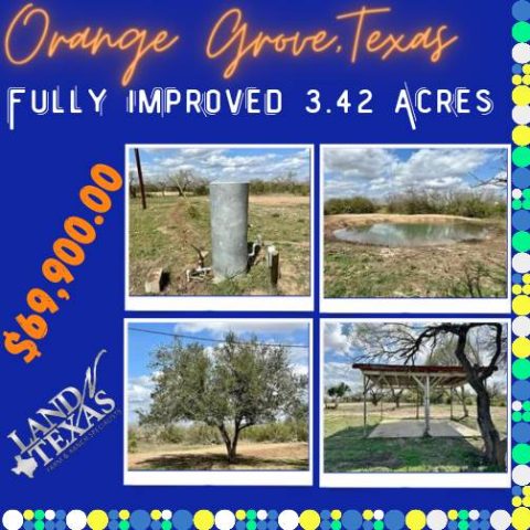 3.42 Acres In Orange Grove, Texas | Land N Texas